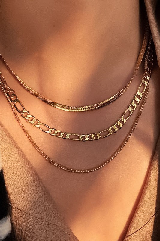 3 Chain Necklace Set
